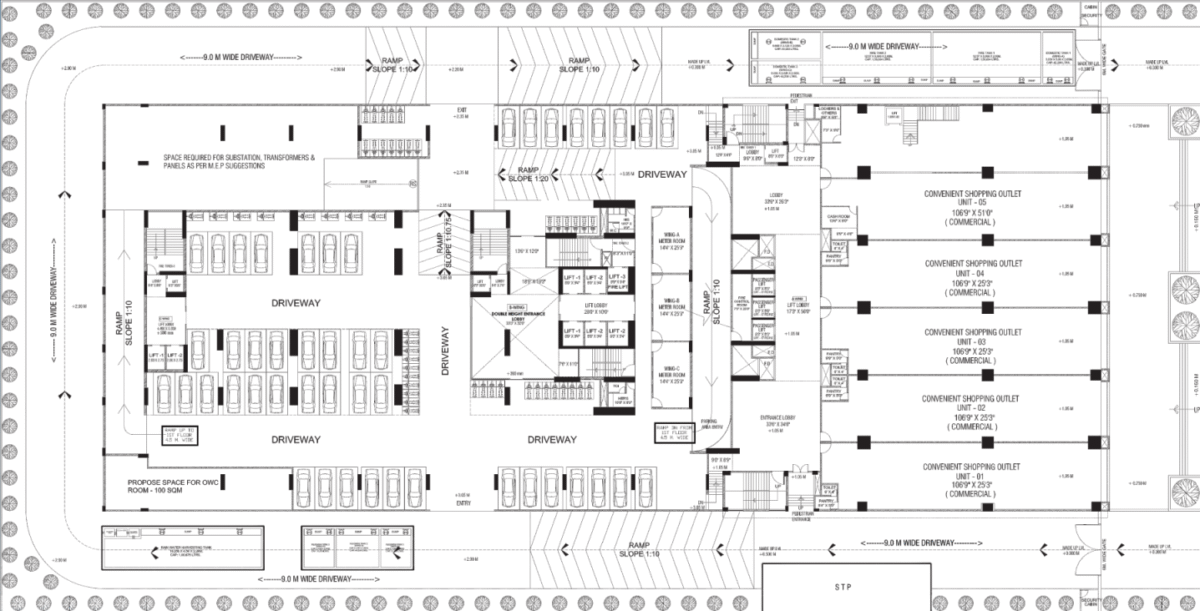 Plan M | Commercial Business Park in Turbhe | TesconGreen